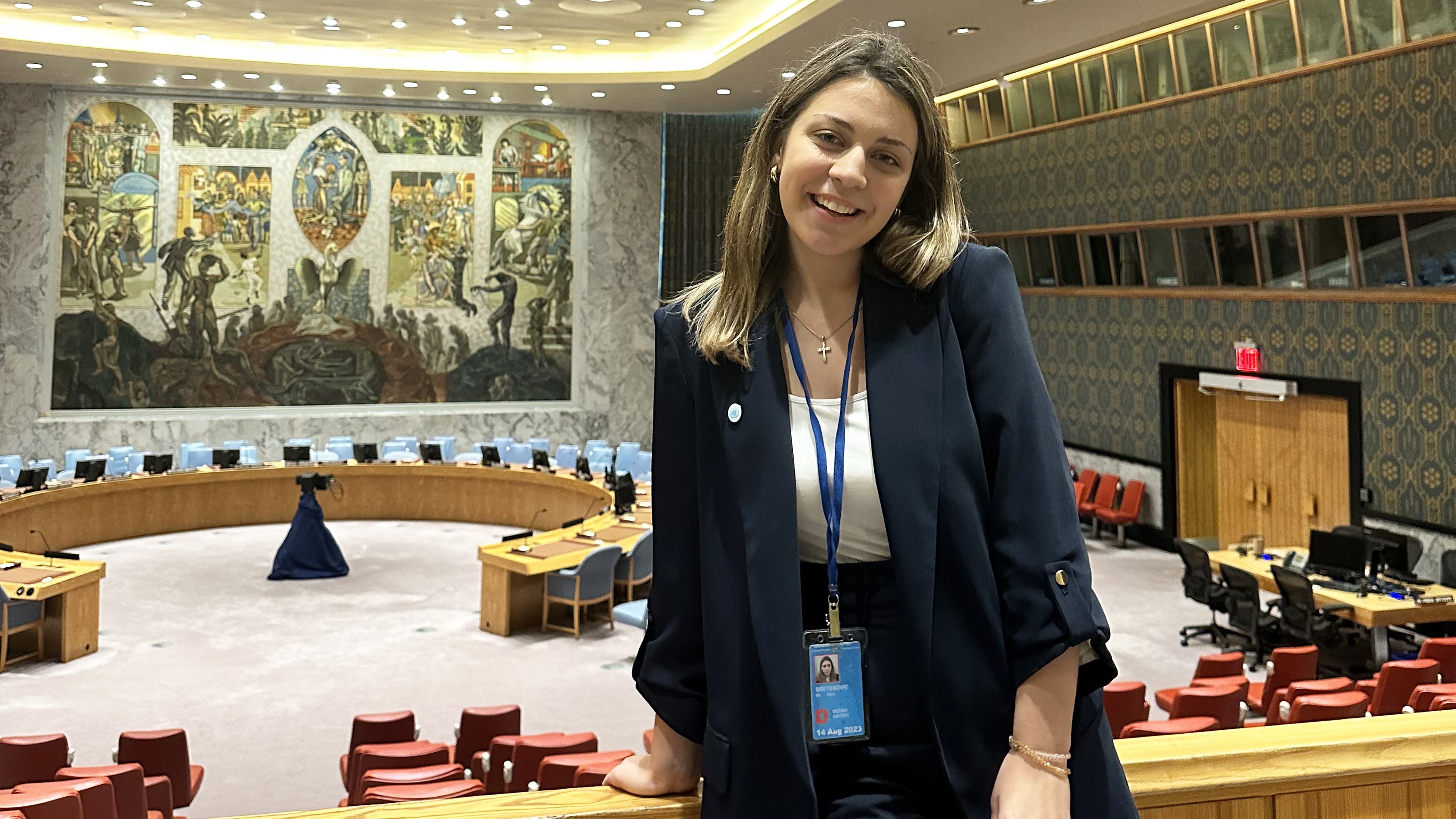 Aspiring diplomat interns at United Nations - jepson - University of ...