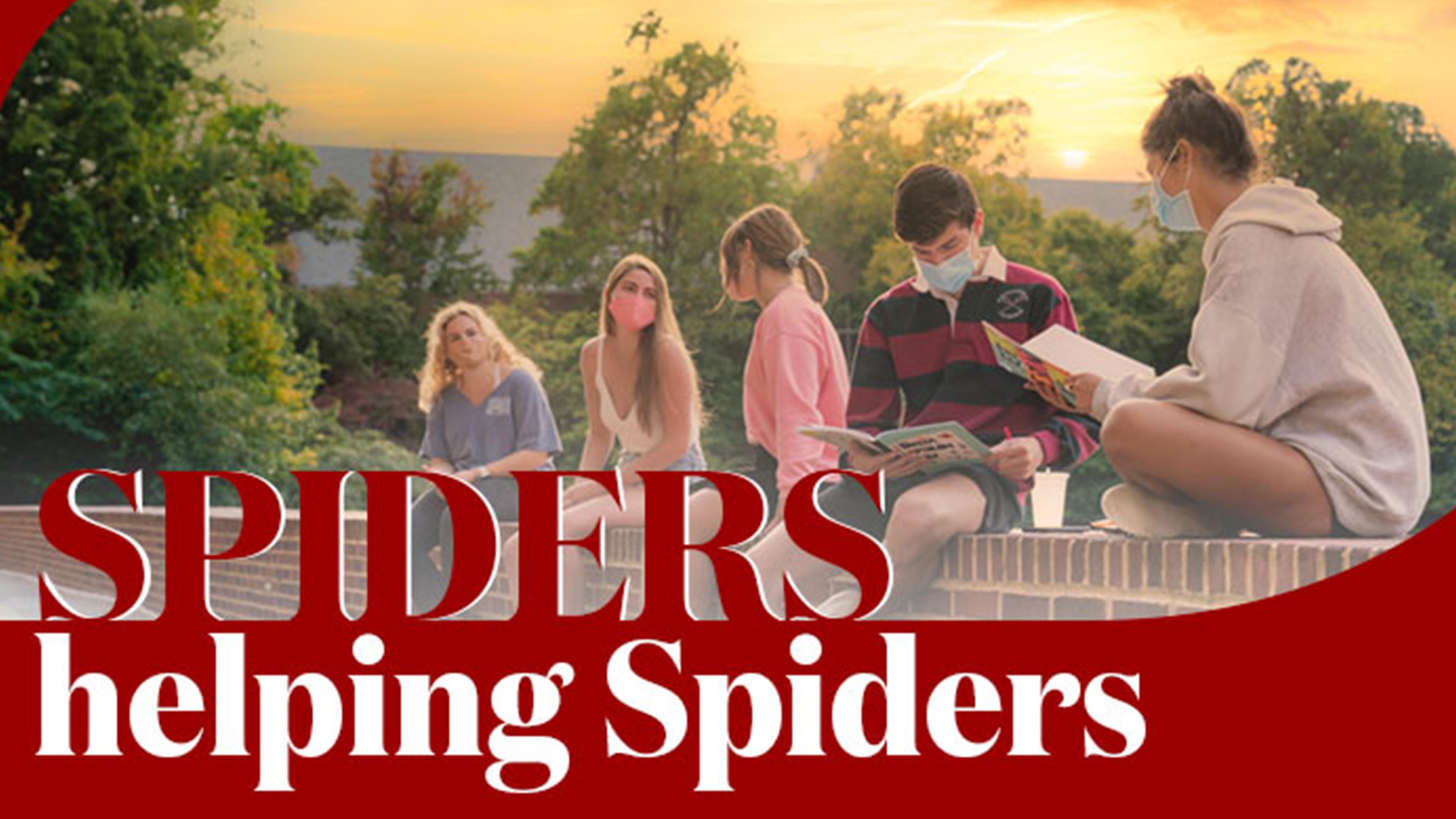 Spiders Helping Spiders: Donations jump five-fold - URNow - University ...