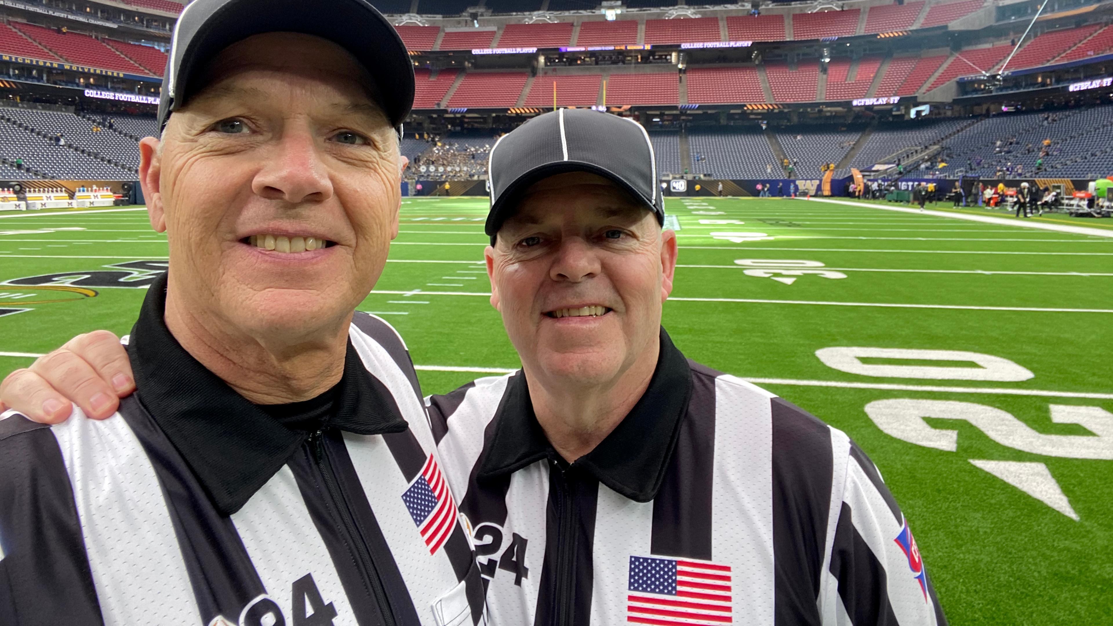 Spider alums officiate at the 2024 College Football National ...