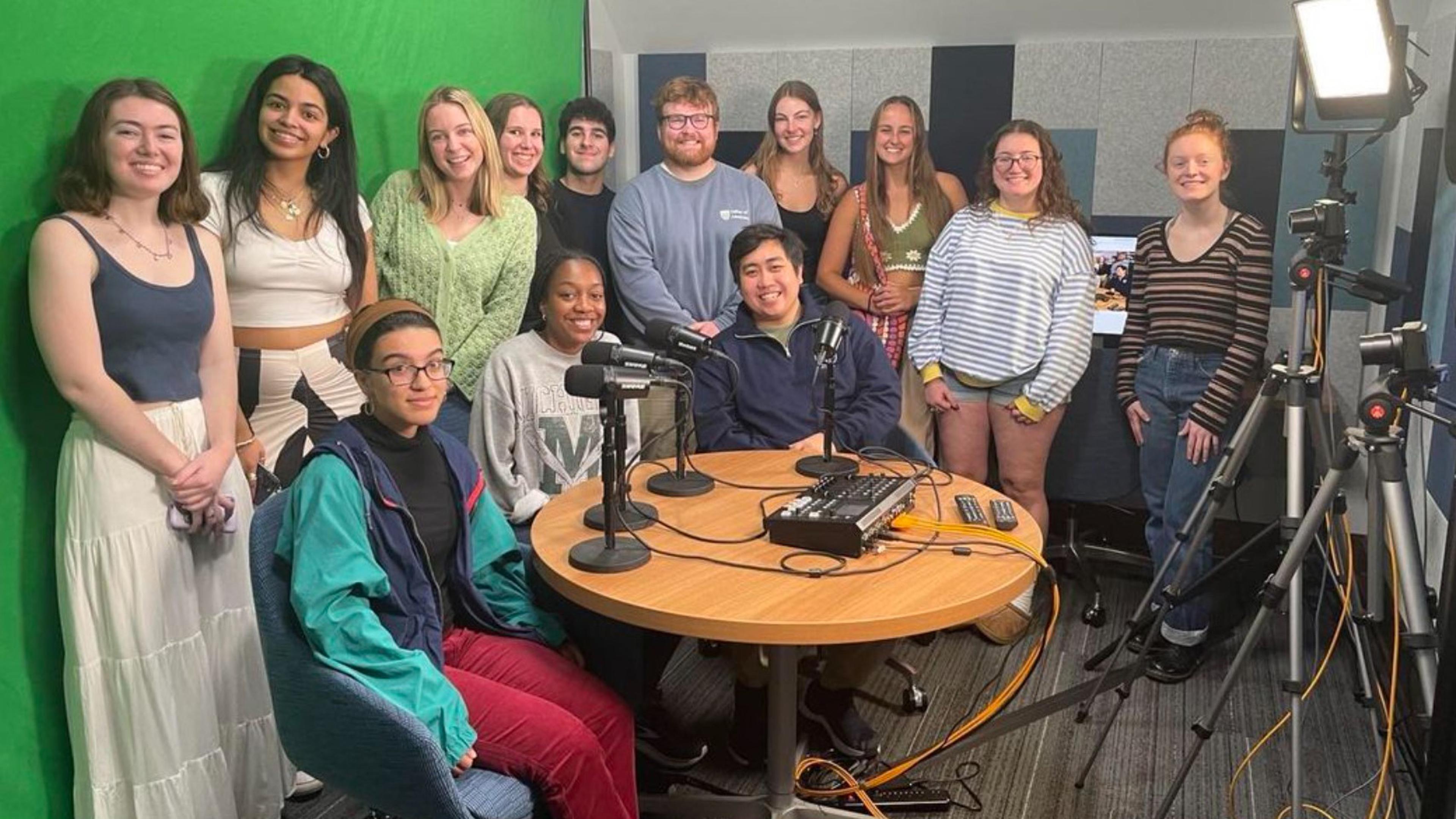 Student reporting during the election - URNow - University of Richmond
