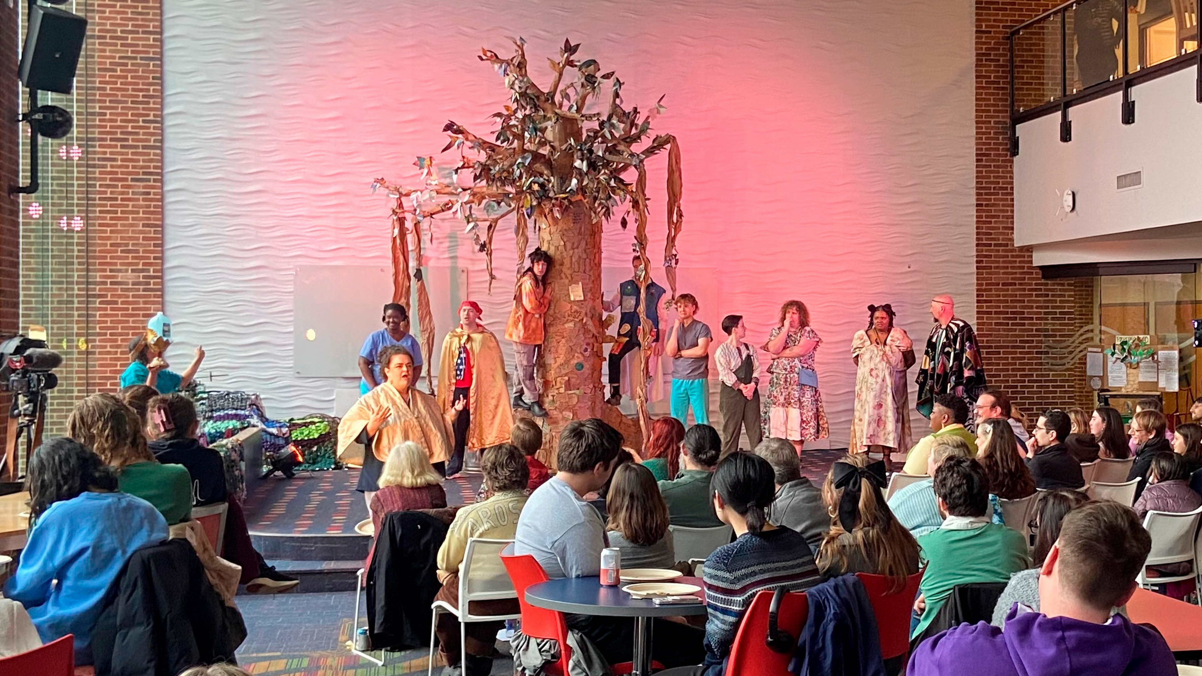 An upcycled UR theater set takes an eco-friendly turn at Shakespeare ...