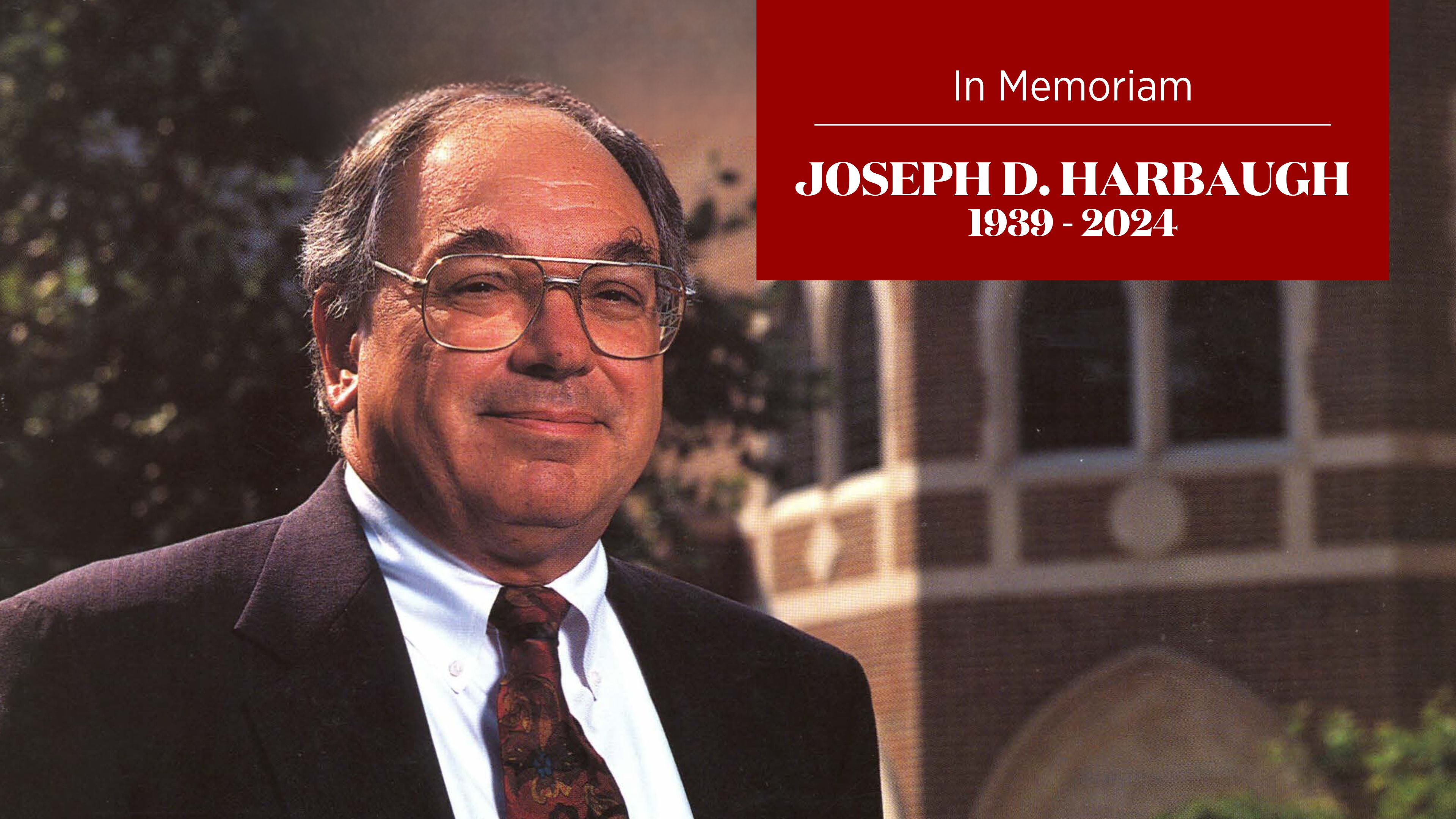 In Memoriam: Remembering Former Richmond Law Dean, Joe Harbaugh - law ...