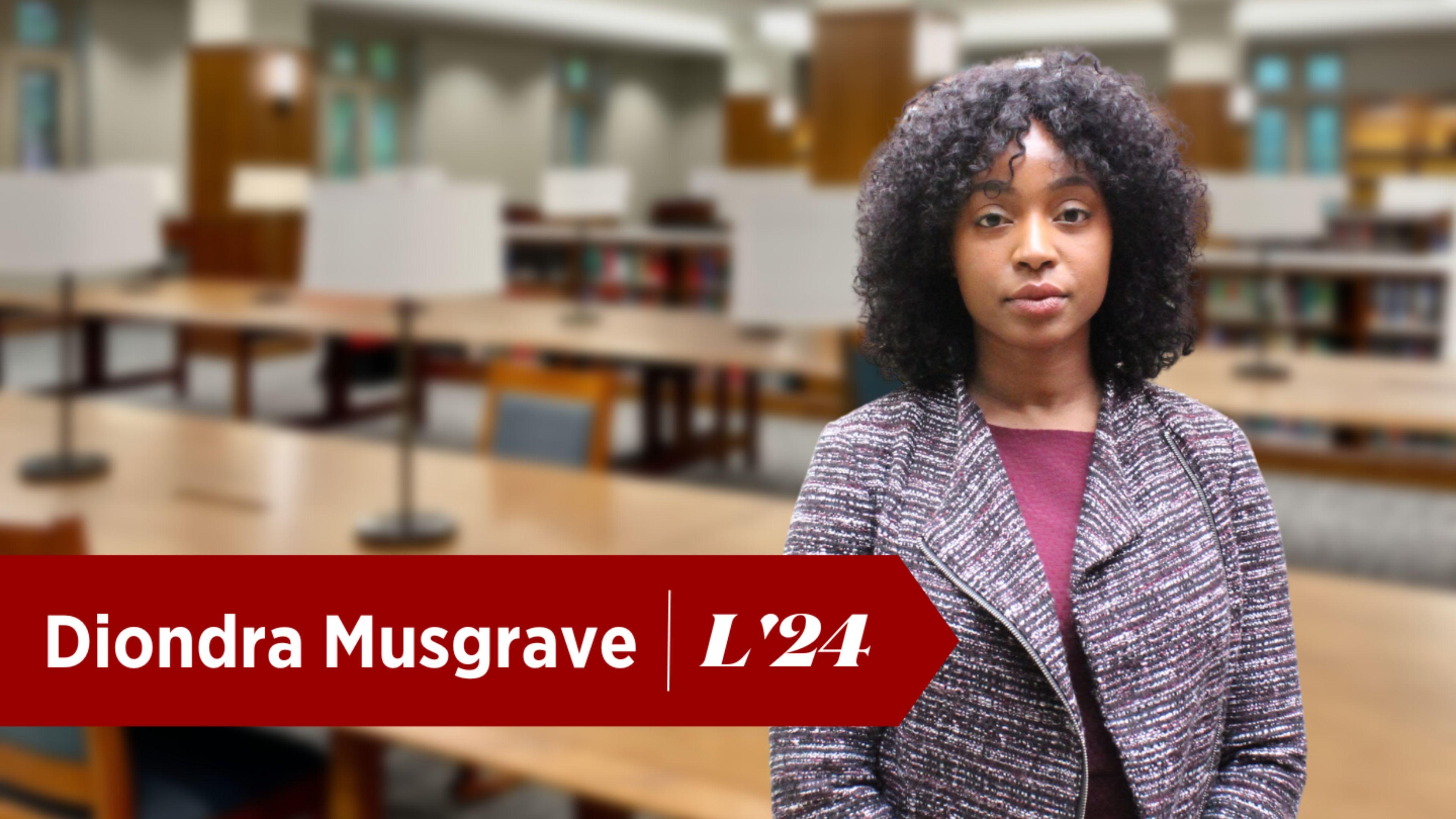 Student Spotlight: Diondra Musgrave, L’24 - law - University of Richmond
