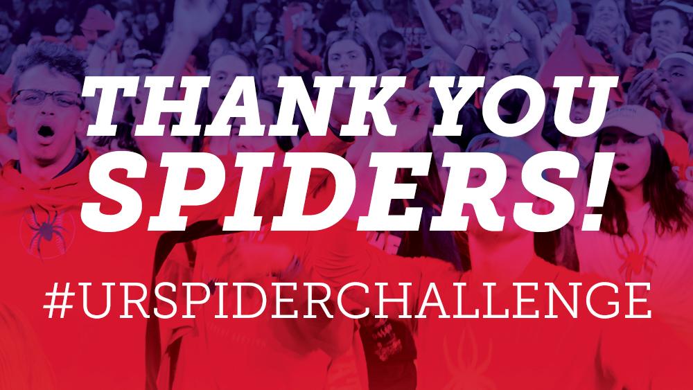 Thank you, Spiders - Magazine - University of Richmond